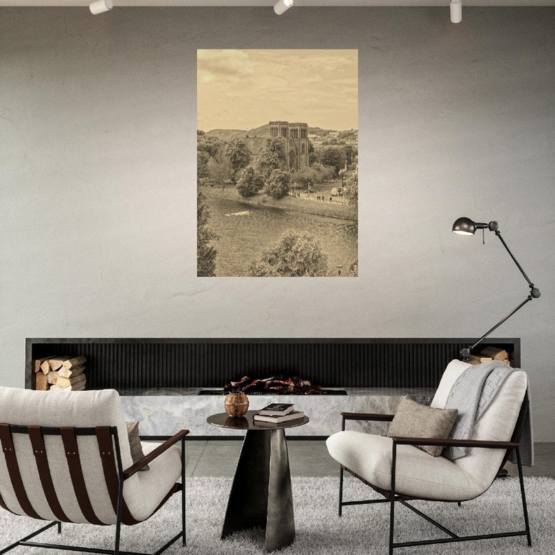 Vintage Inverness Scotland Poster Print Retro Inverness UK Black White ...