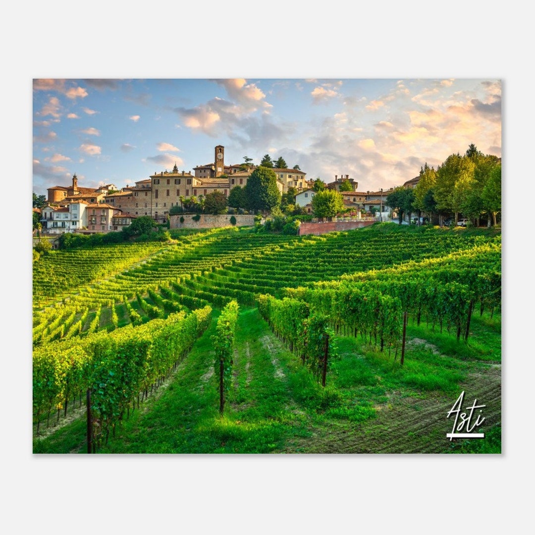 Asti Italy Print Wall Art Asti Home Decor | Asti Print Collectible ...
