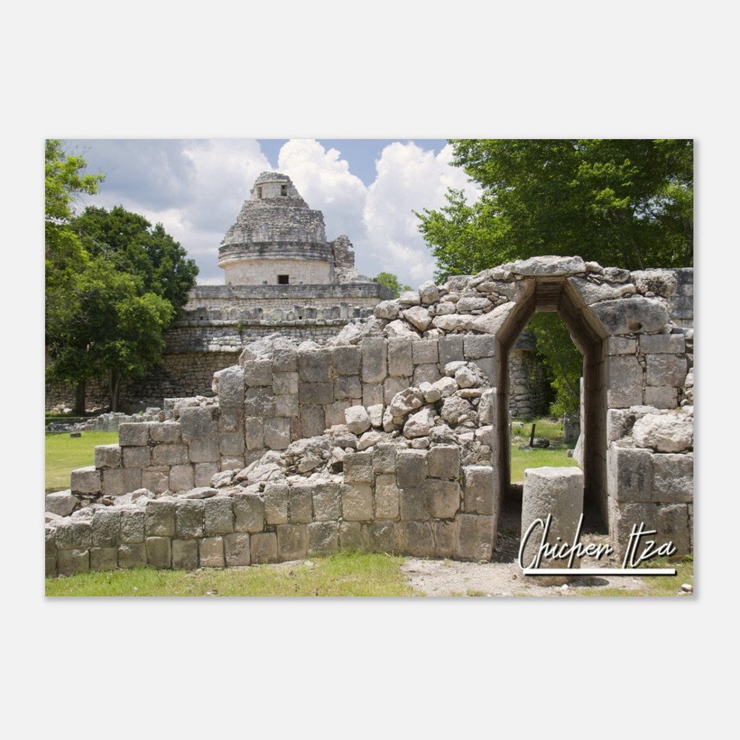 Chichen Itza Mexico Poster Print Wall Art Chichen Itza Home Decor ...