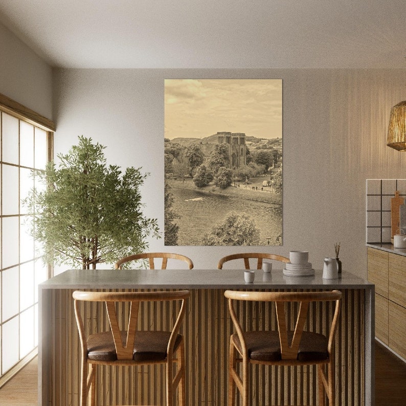 Vintage Inverness Scotland Poster Print Retro Inverness UK Black White ...