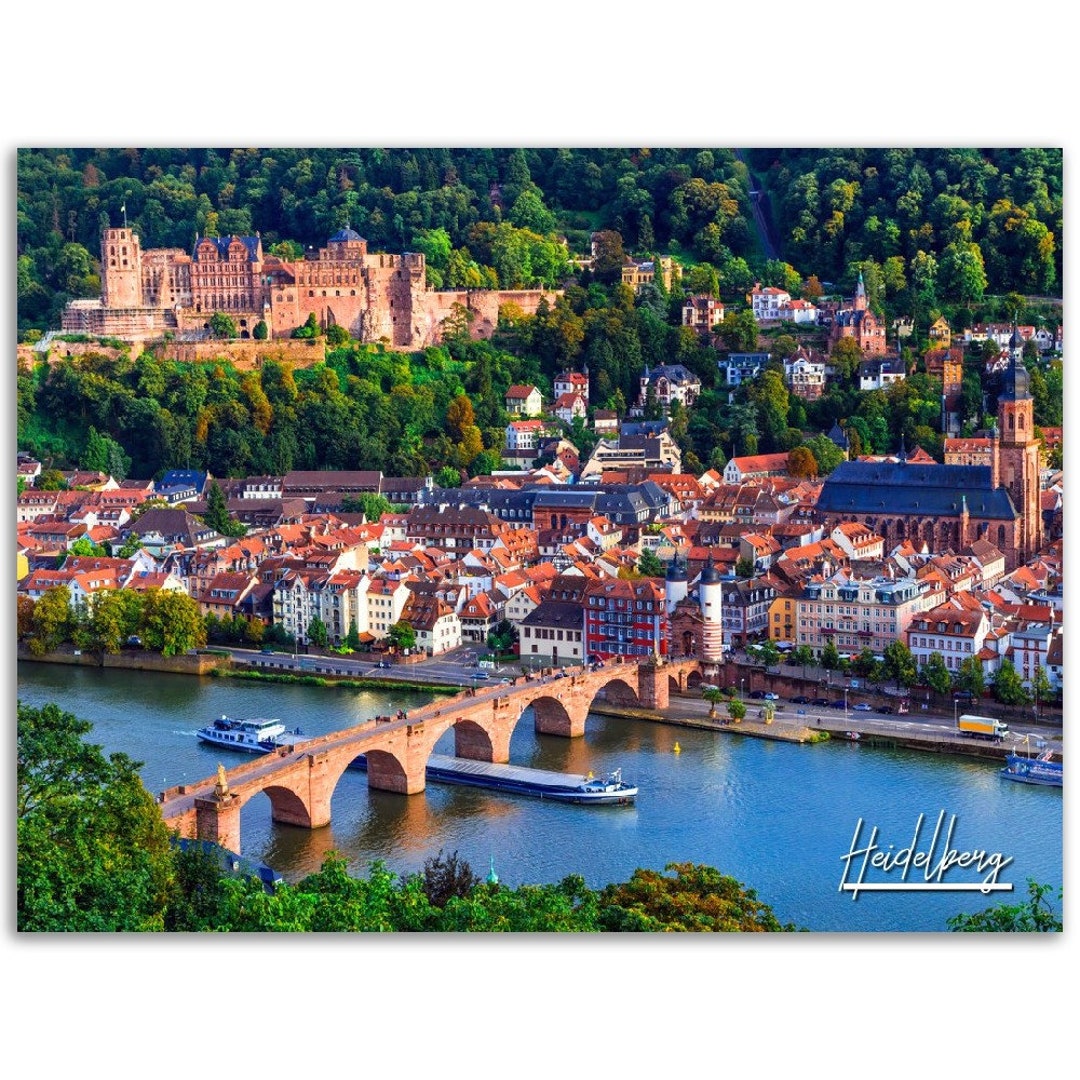Heidelberg Poster Print Germany Wall Art Decor | Old Bridge Photo ...