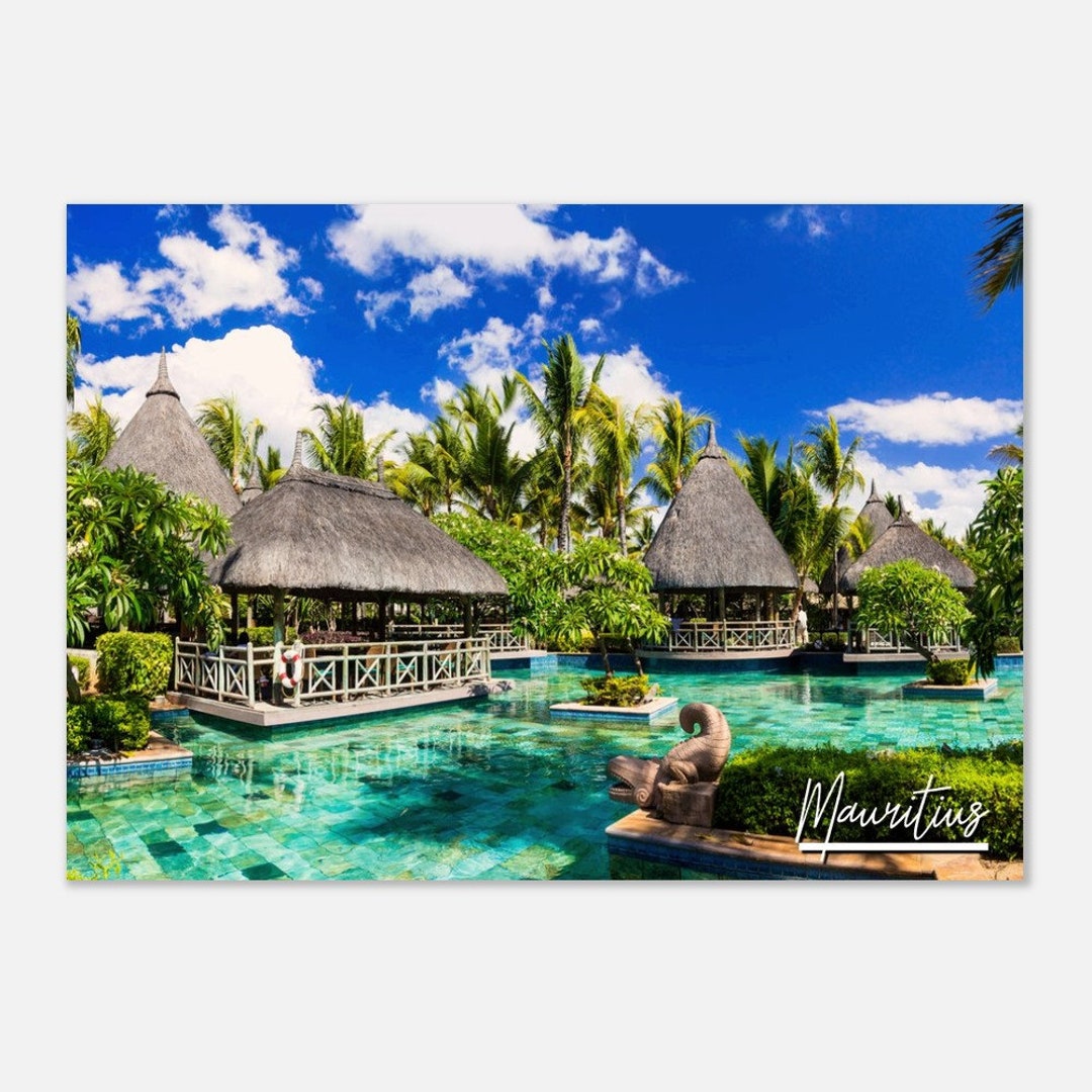 Mauritius Poster Print Wall Art / Mauritius Home Decor / Mauritius ...