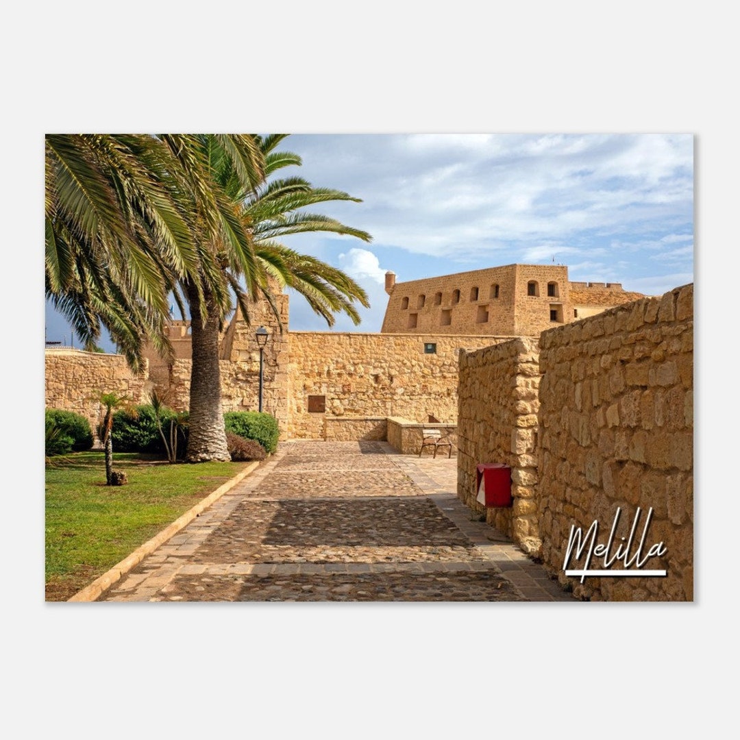 Melilla Spain Travel Poster Wall Art Melilla Architecture Old Town Home ...