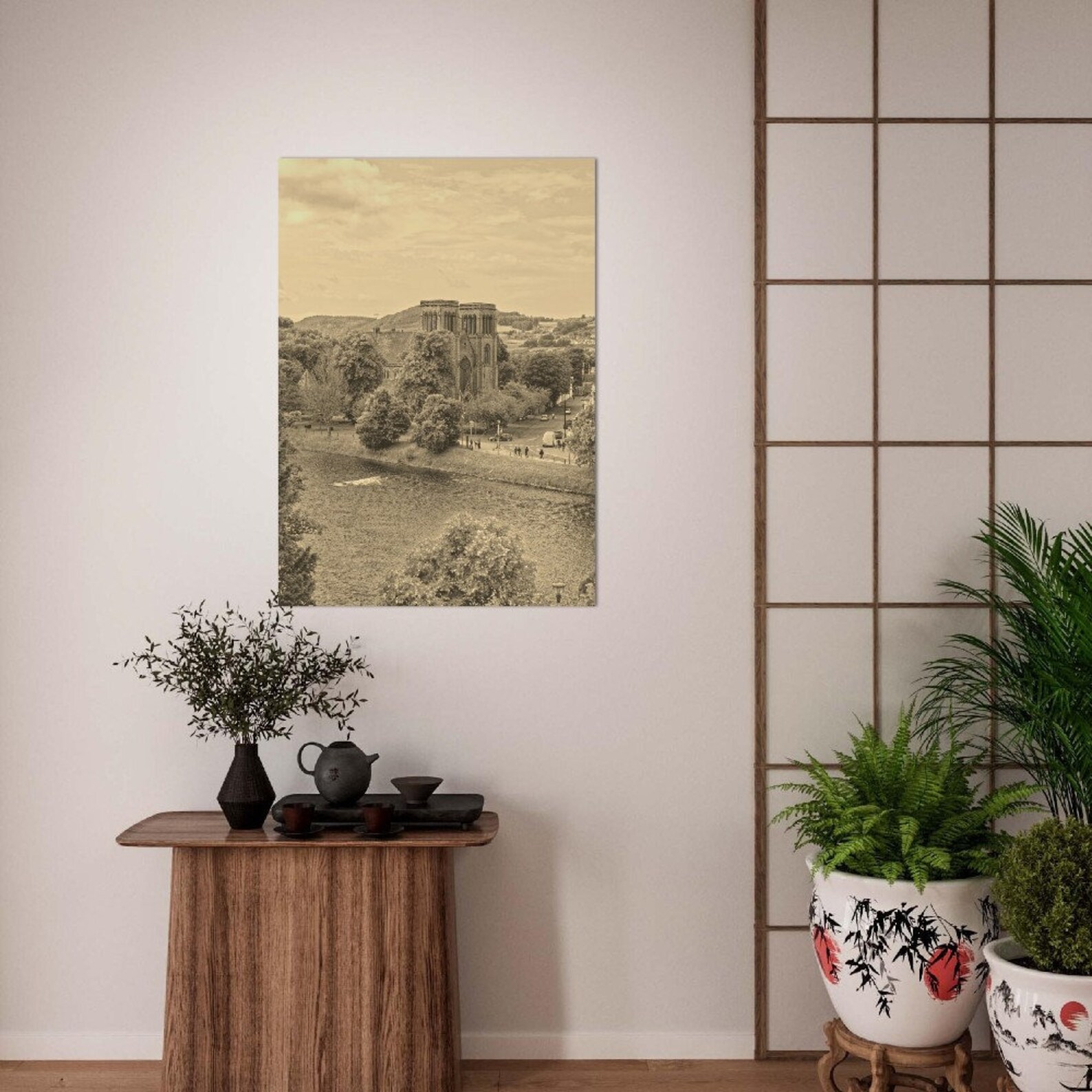 Vintage Inverness Scotland Poster Print Retro Inverness UK Black White ...