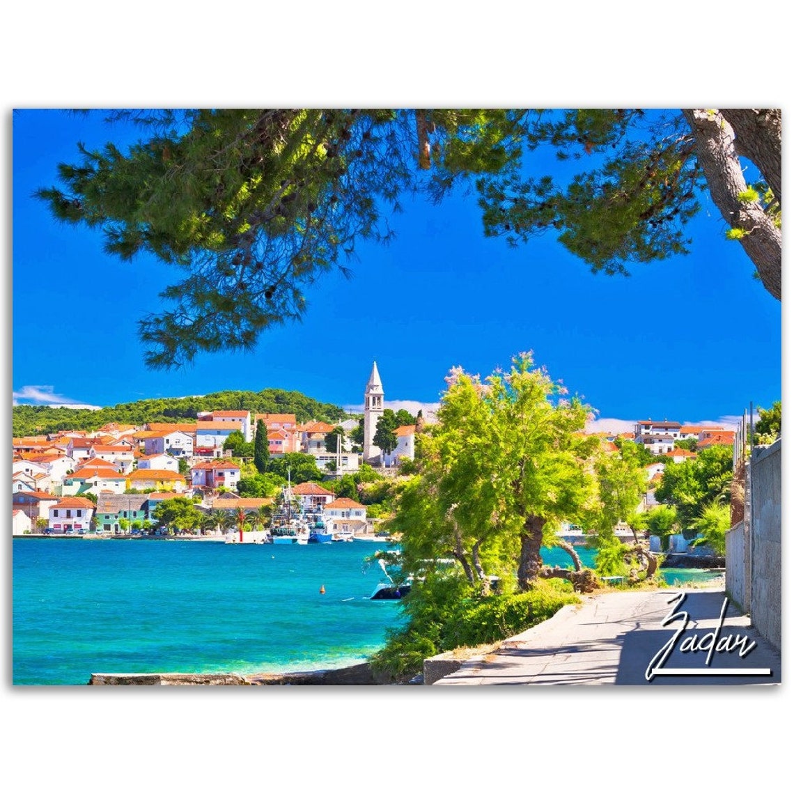 Zadar Poster Print Wall Art Zadar Home Decor Zadar Croatia Digital ...