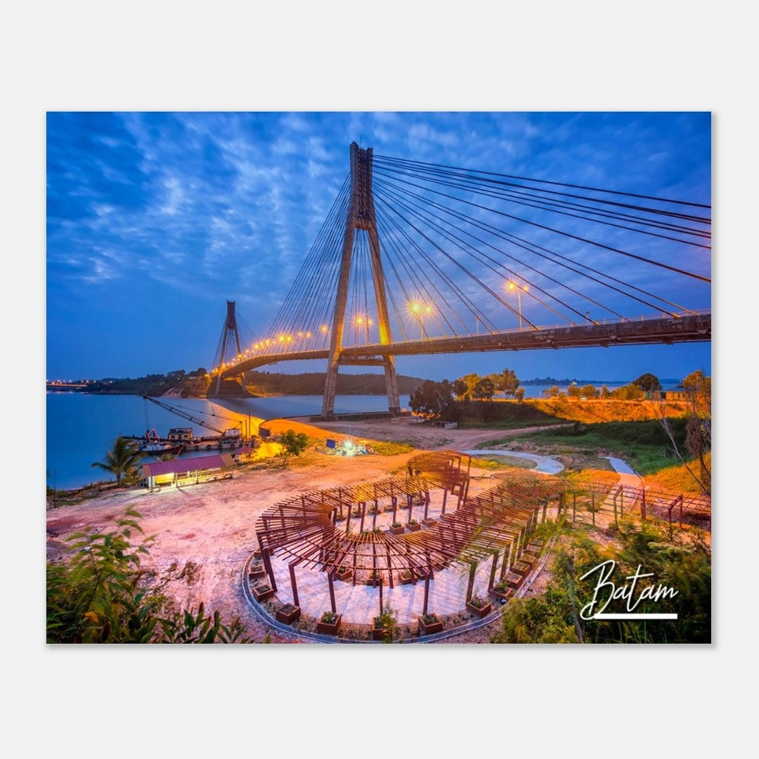 Batam Indonesia Travel Poster Wall Art Batam Coastal Home Decor Batam ...