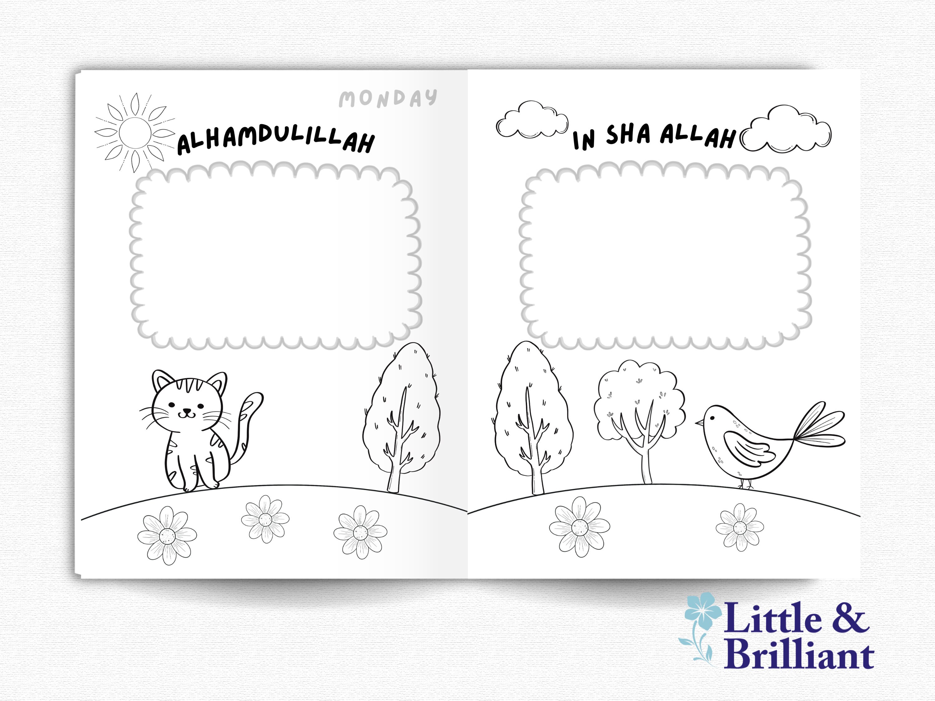 Every Day Alhamdulillah Muslim Kids Coloring Journal - Etsy
