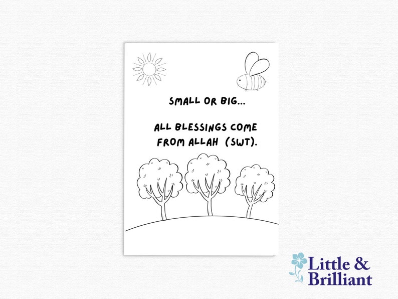 Every Day Alhamdulillah Muslim Kids Coloring Journal - Etsy