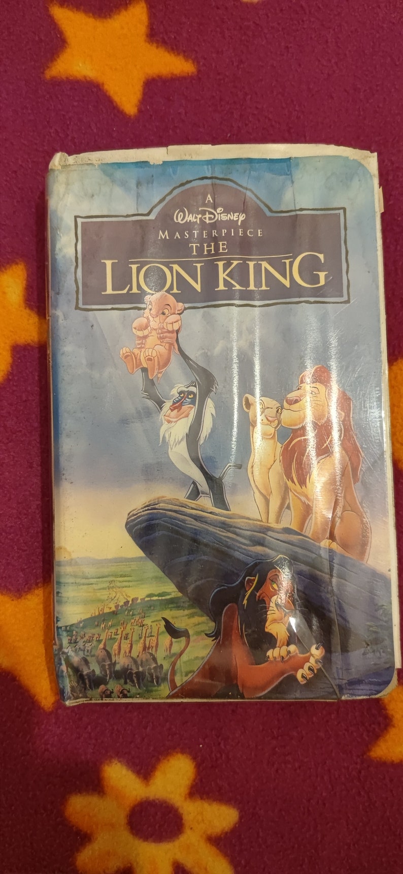 Rare Vhs THE LION KING Walt Disney Masterpiece Collection - Etsy