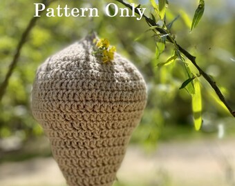 Crochet Pattern - Wasp Hornet Bee Decoy Nest Hive (PATTERN ONLY) - Etsy