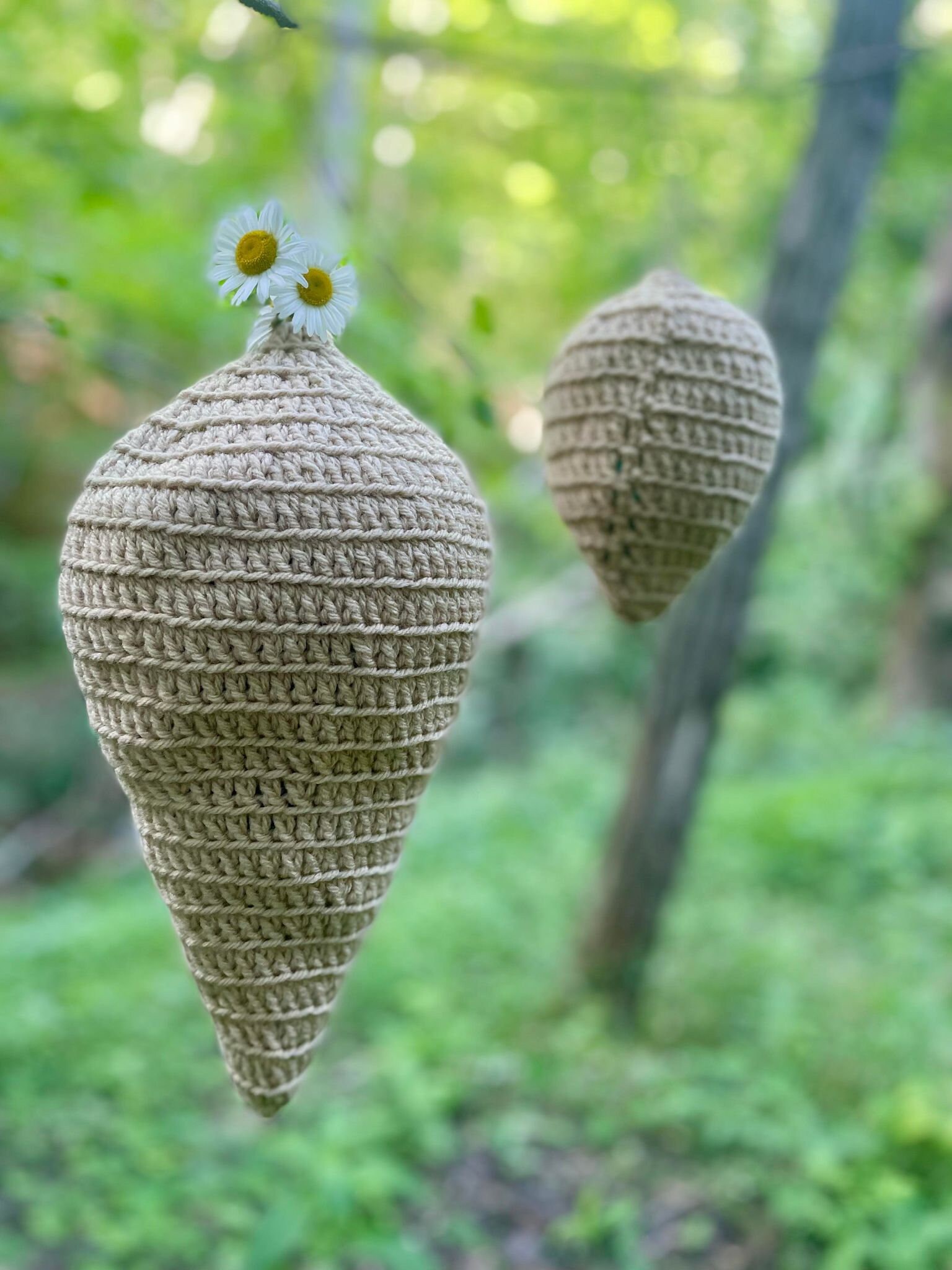Combo Bee/wasp Hive Crochet Pattern large and Small Versions - Etsy