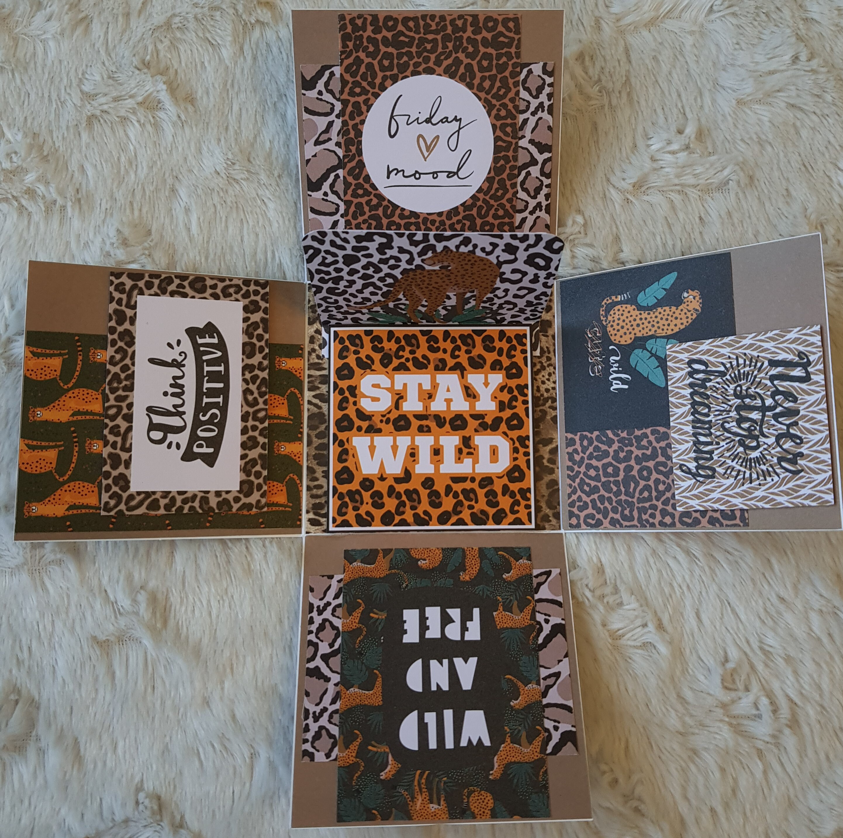 Birthday Exploding Box, Greeting Cards - Etsy