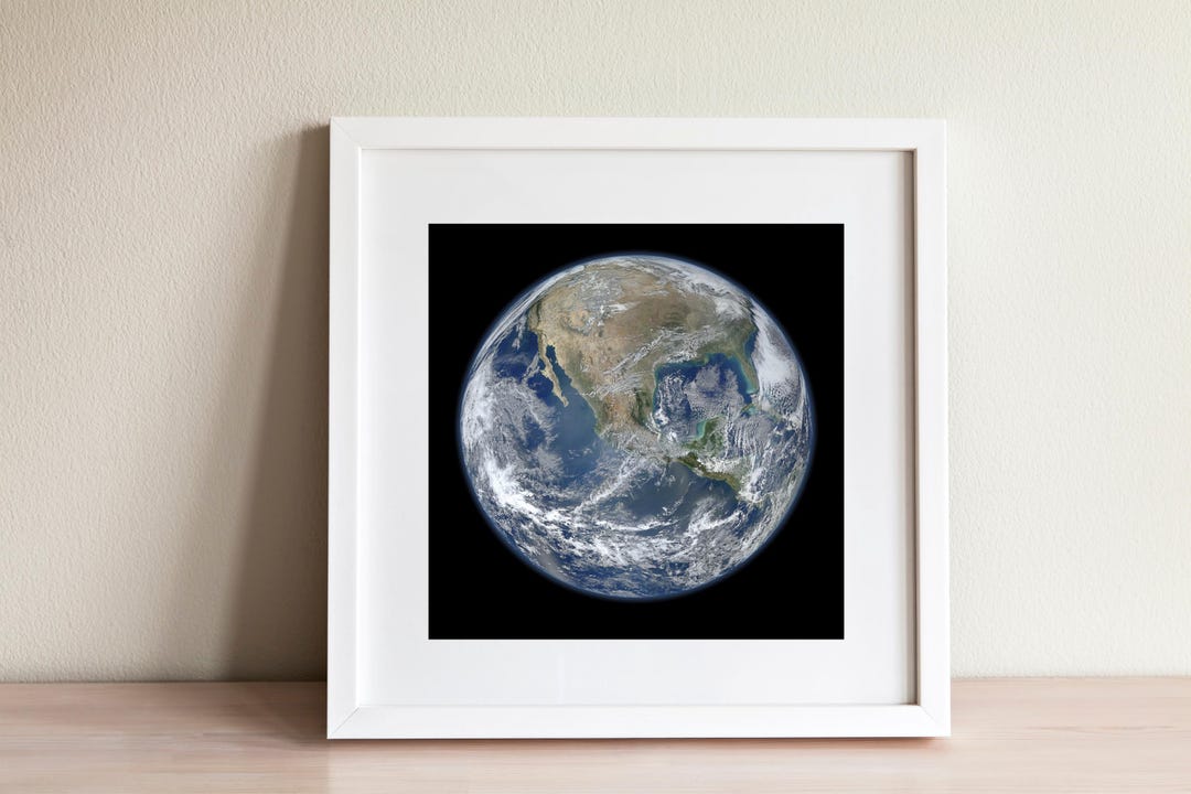 The Blue Marble – Iconic Earth Photo | High-resolution Space Print ...