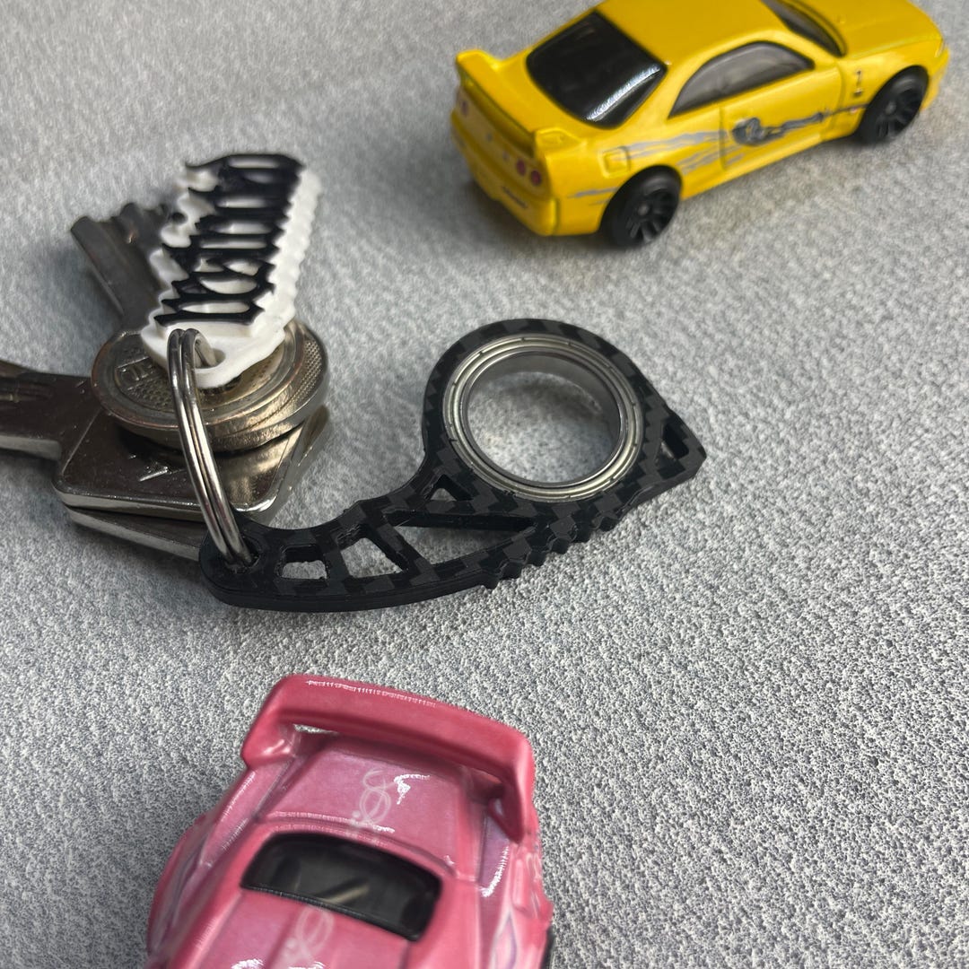 Keyrambit | Keyspinner | Keychain | Spinner - Karambit Black Carbon - Etsy