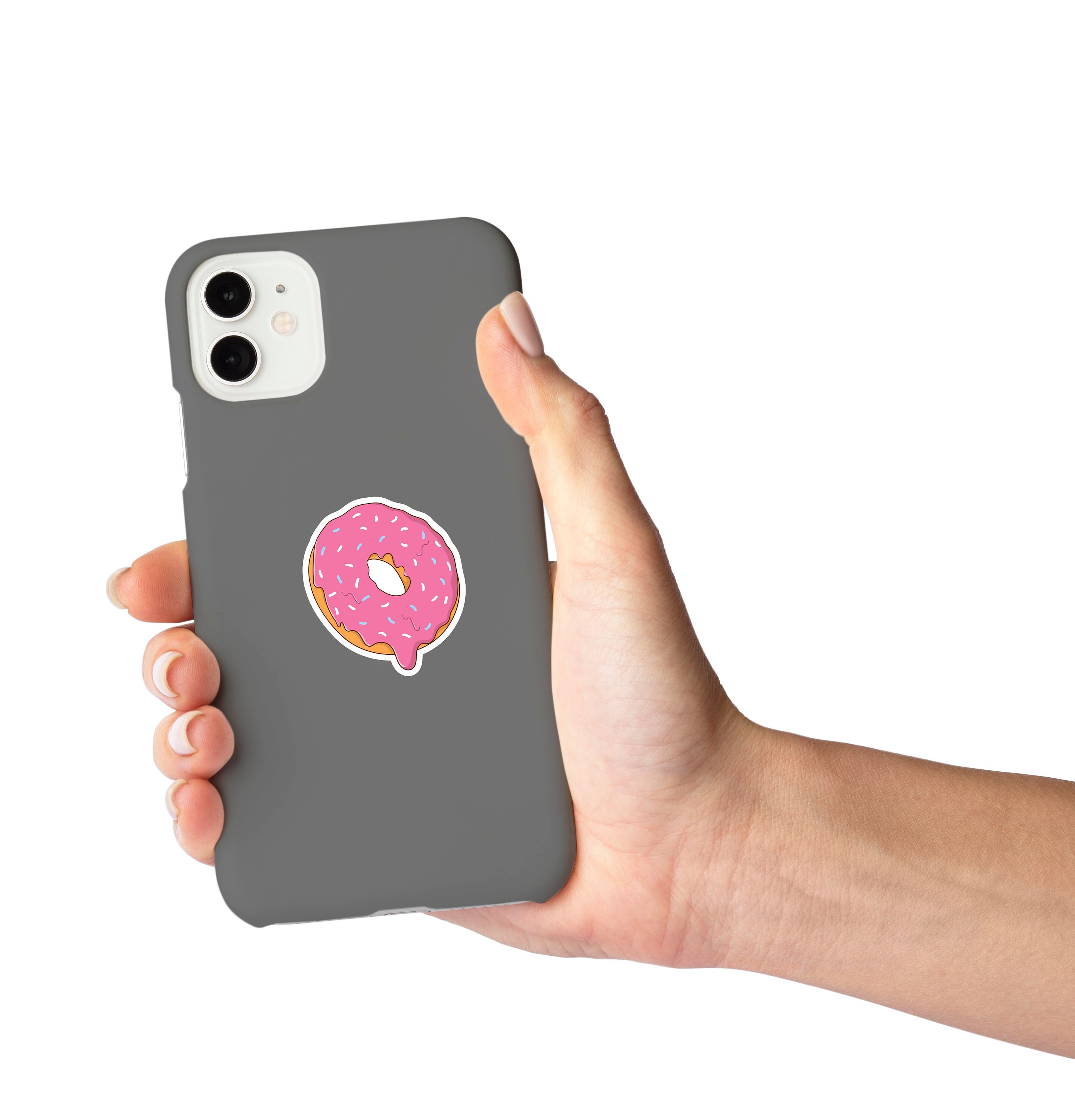 Donut Laminated Vinyl Sticker Decal - Two Pack! - Etsy
