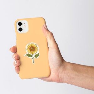 Sunflower Laminated Vinyl Sticker Decal - Two Pack! - Etsy