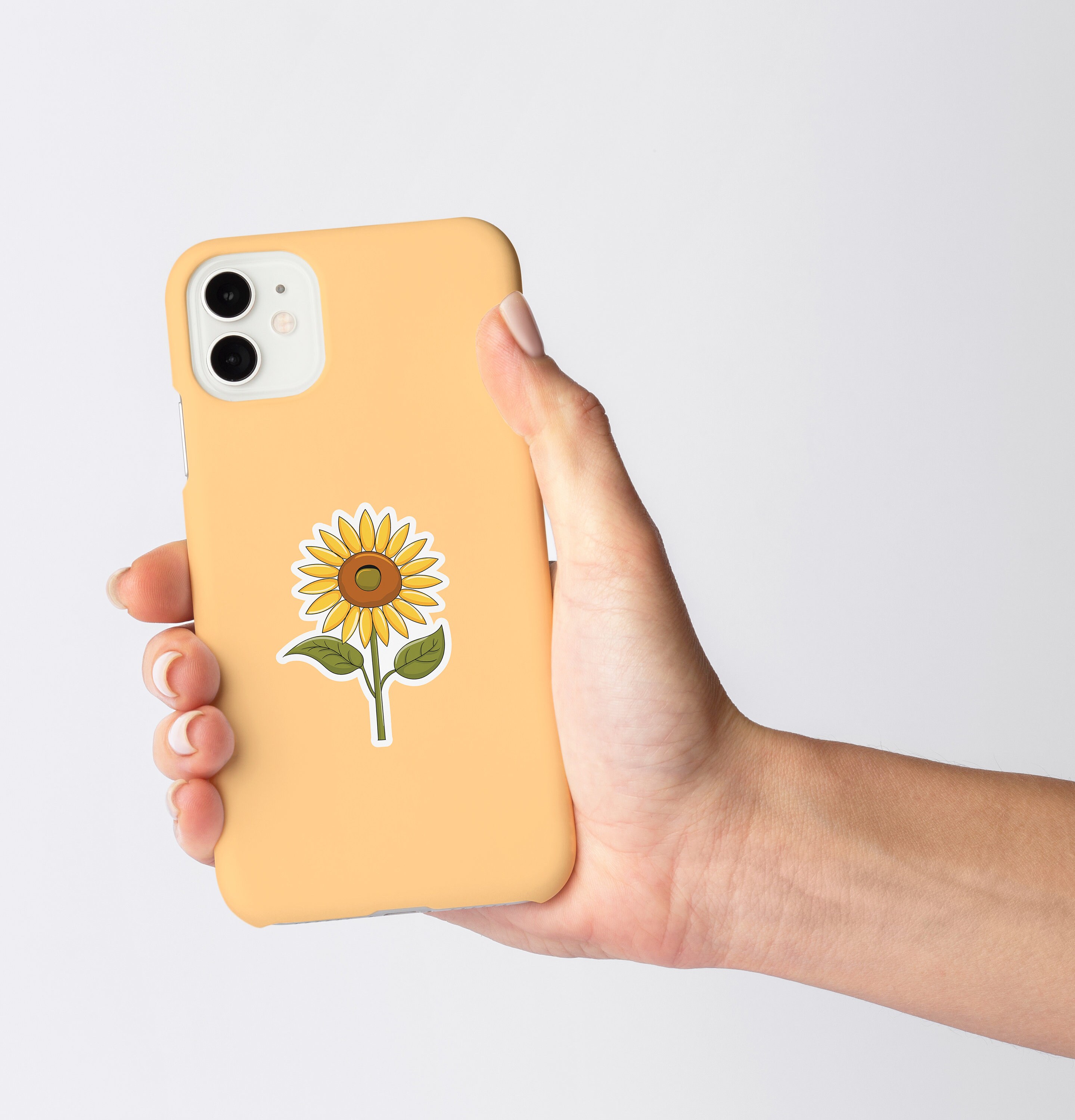 Sunflower Laminated Vinyl Sticker Decal - Two Pack! - Etsy