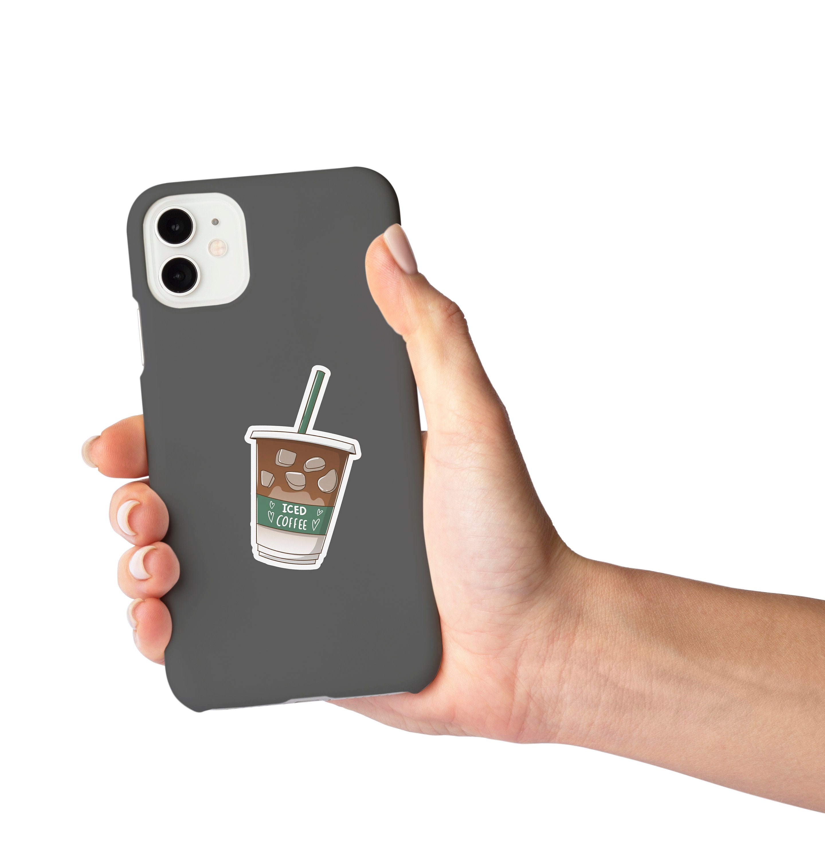 Ice Coffee Laminated Vinyl Sticker Decal - Two Pack! - Etsy