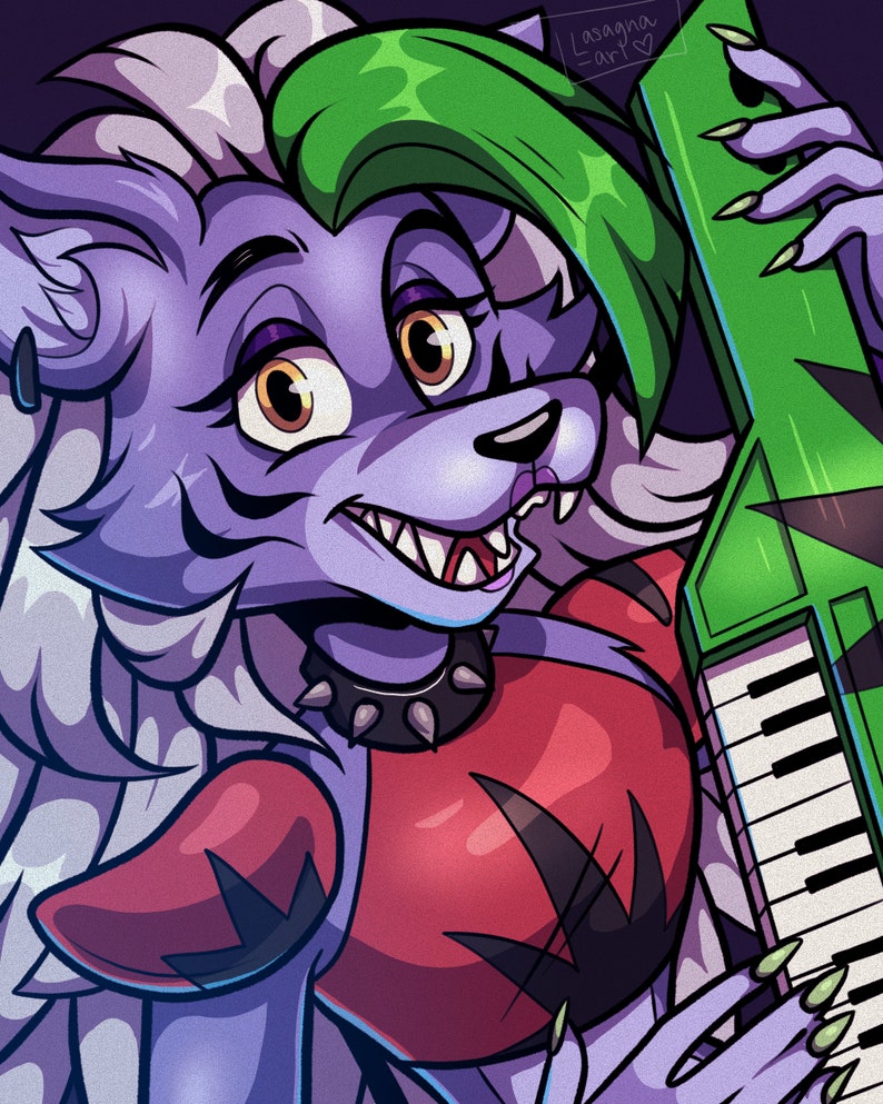 Roxanne Wolf FNAF Art Print - Etsy