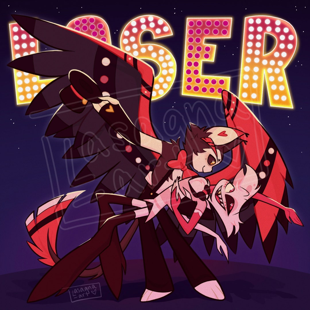 Huskerdust Loser Art Print hazbin Hotel - Etsy Canada