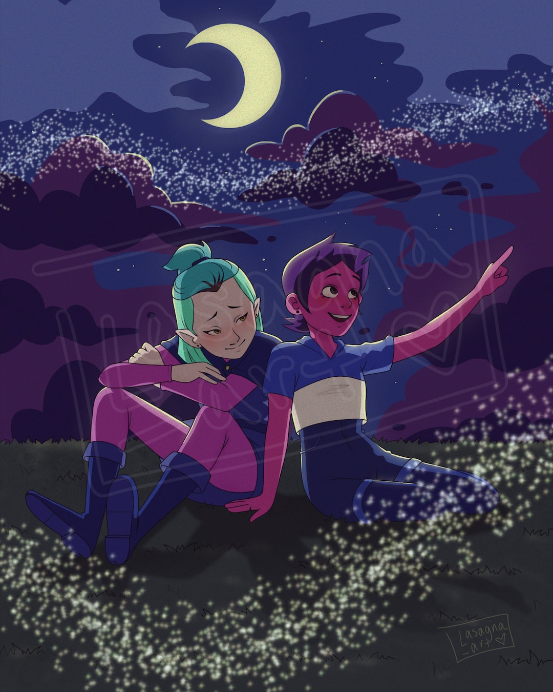 Lumity (the Owl House) Art Print - Etsy