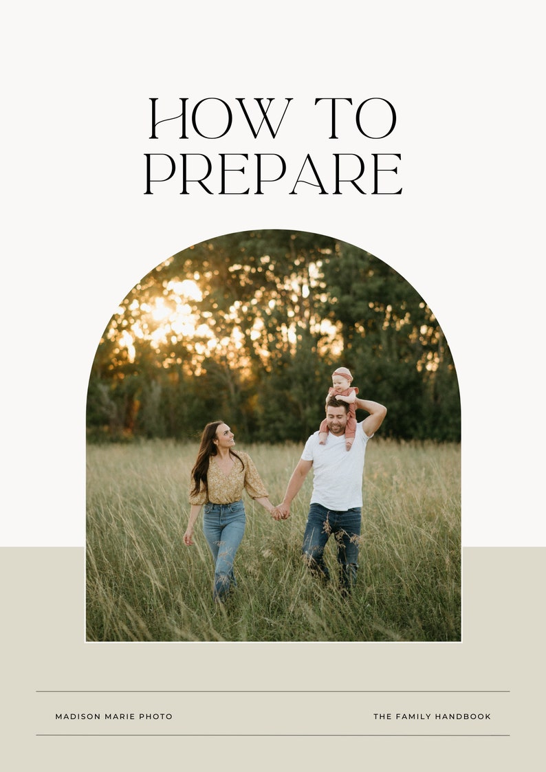 The Family Handbook: Canva Template - Etsy