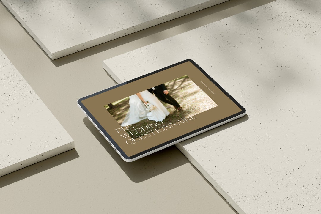 Pre Wedding Questionnaire (PDF) - Etsy