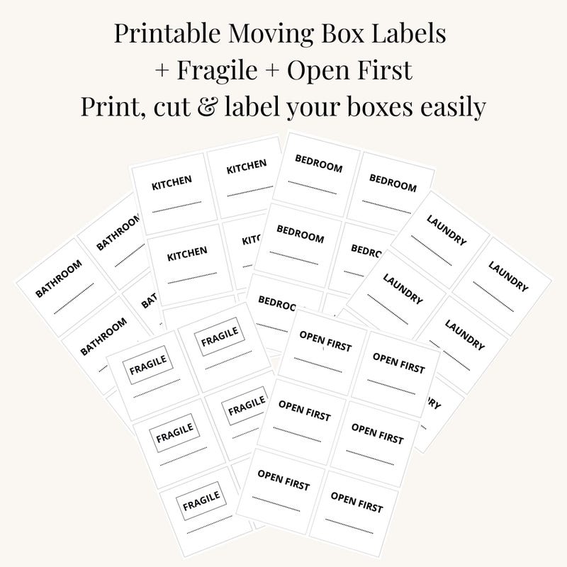 étiquette fragile a imprimer pdf - Etsy France