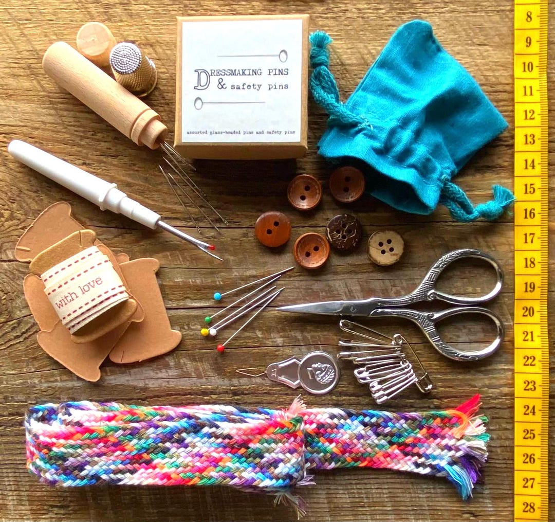 Absolutely Gorgeous Sewing Repair Kit in a Beautiful and Unique Tin ...