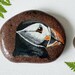 Puffin Painted Rock - Etsy