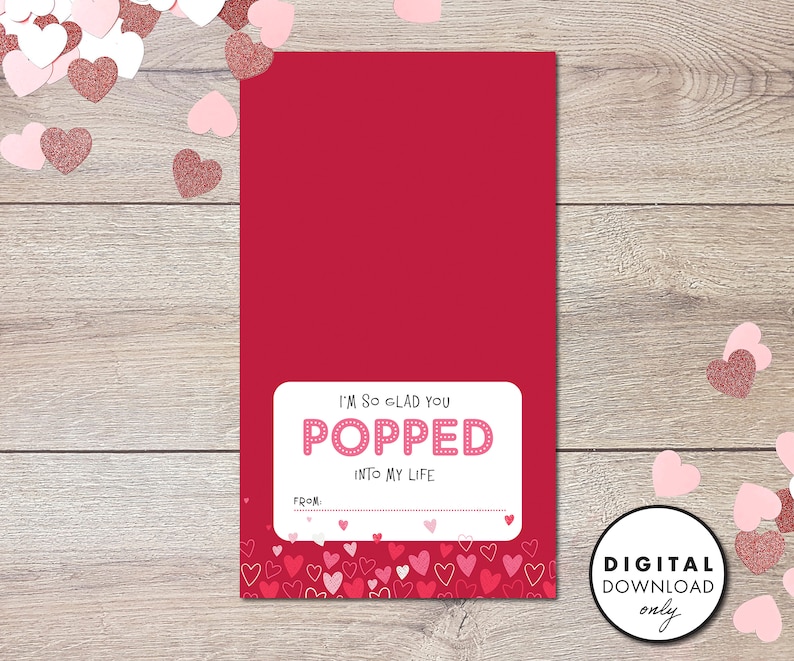 POP-IT Valentine - PRINTABLE - Instant Download - Etsy