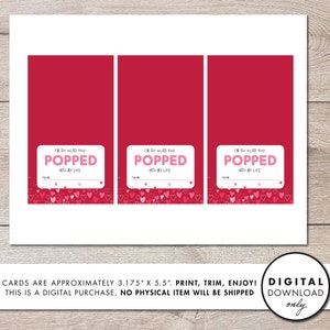 POP-IT Valentine - PRINTABLE - Instant Download - Etsy