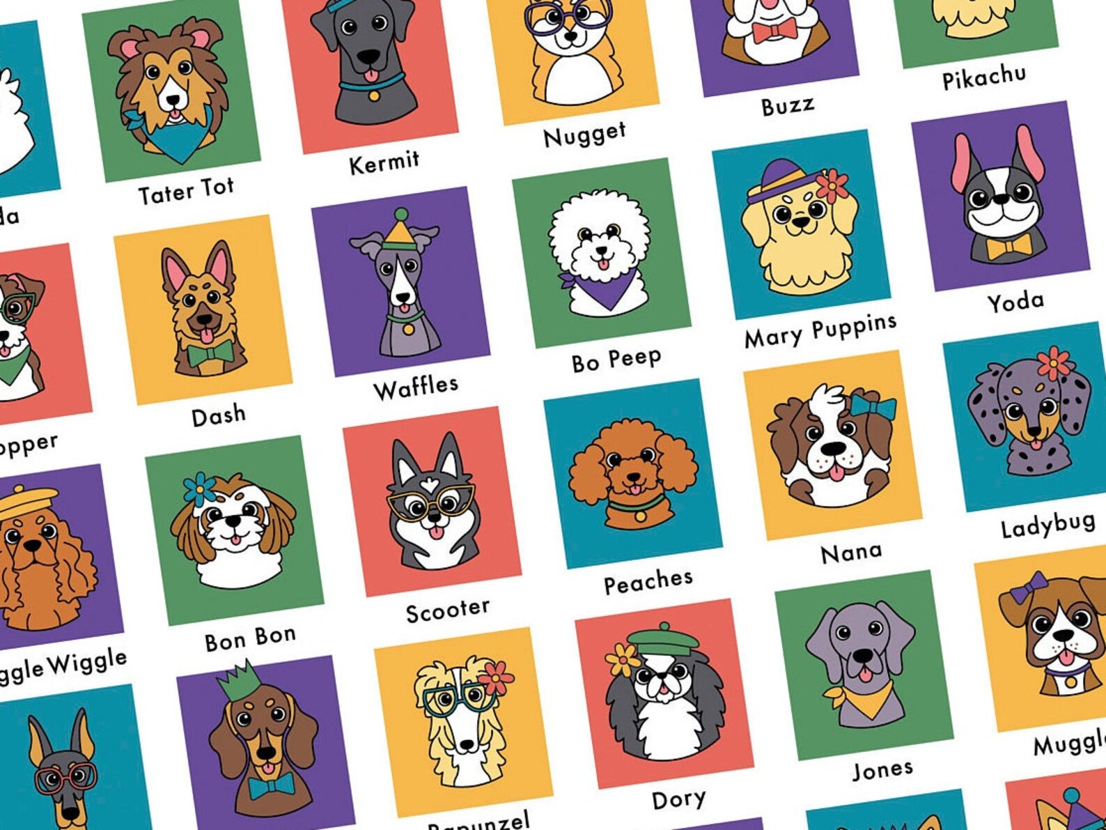 Dog Guess Who Dry Erase Game PRINTABLE Digital Download - Etsy