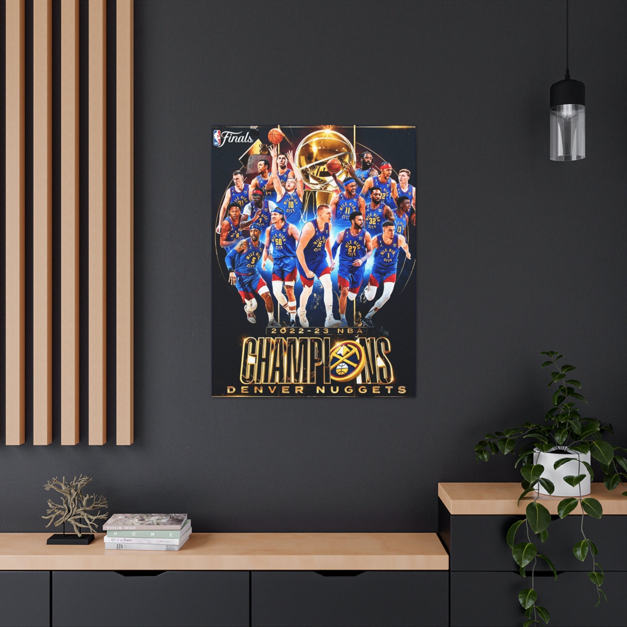 CANVAS ART Denver Nuggets Wall Art Denver Nuggets Canvas - Etsy