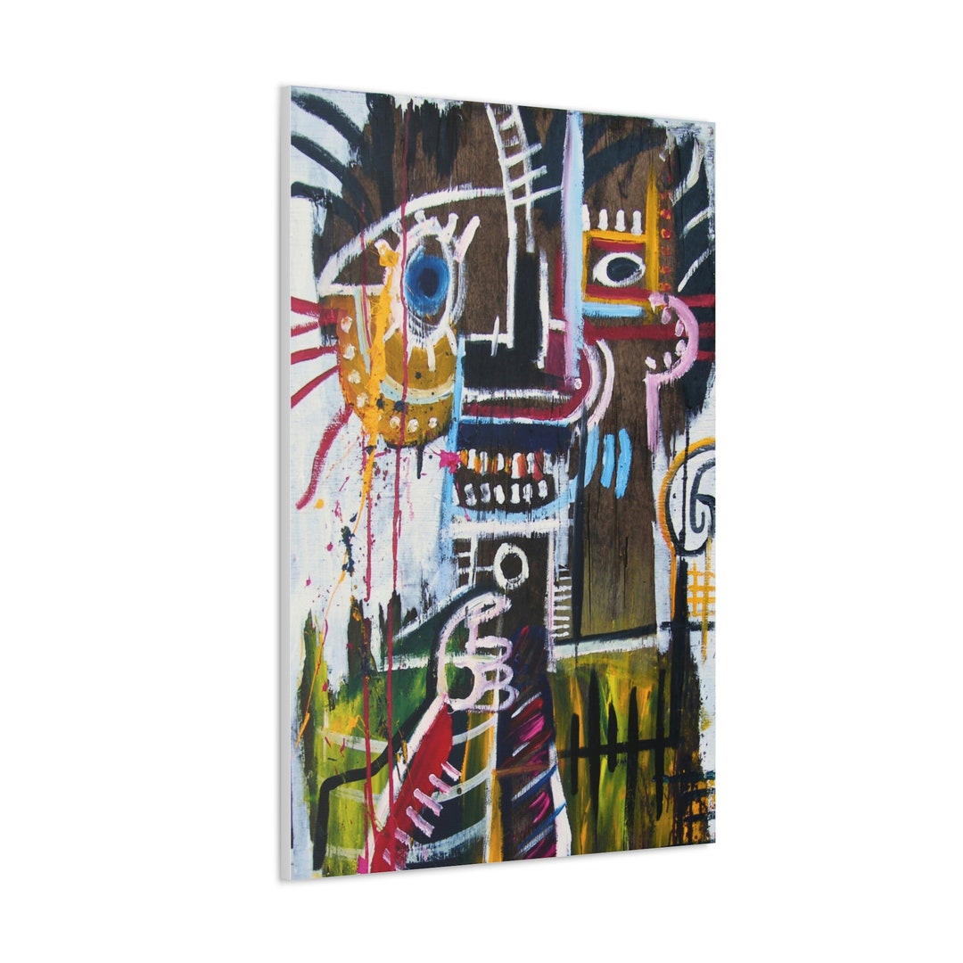 CANVAS ART Jean-michel Basquiat Portrait Wall Art Basquiat Art Basquiat ...