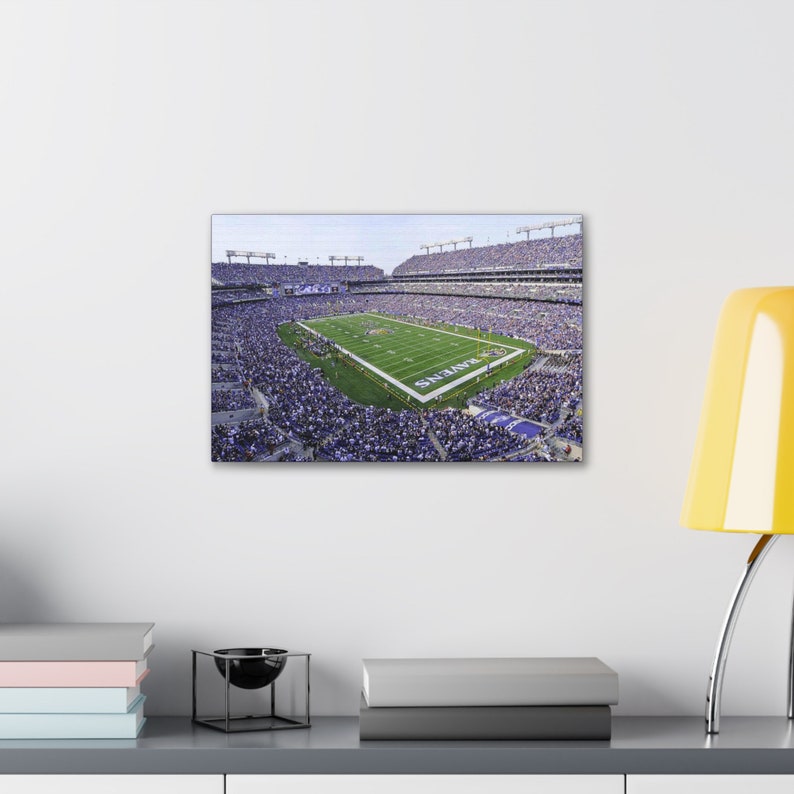 CANVAS ART Baltimore Ravens Wall Art M&T Bank Stadium Wall Art ...