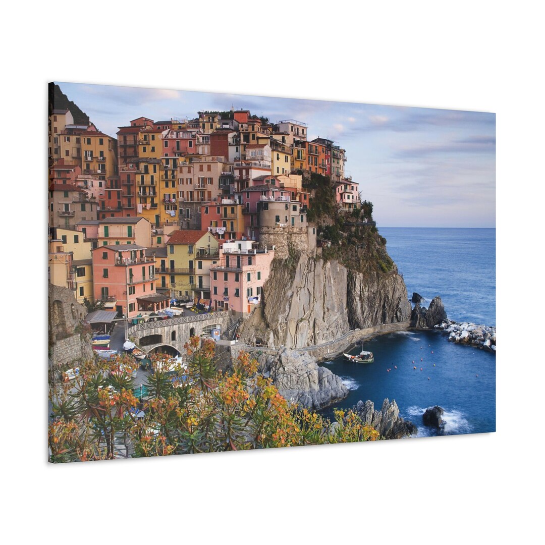 CANVAS ART - Italy Wall Art | Cinque Terre Print | Italian Wall Art ...