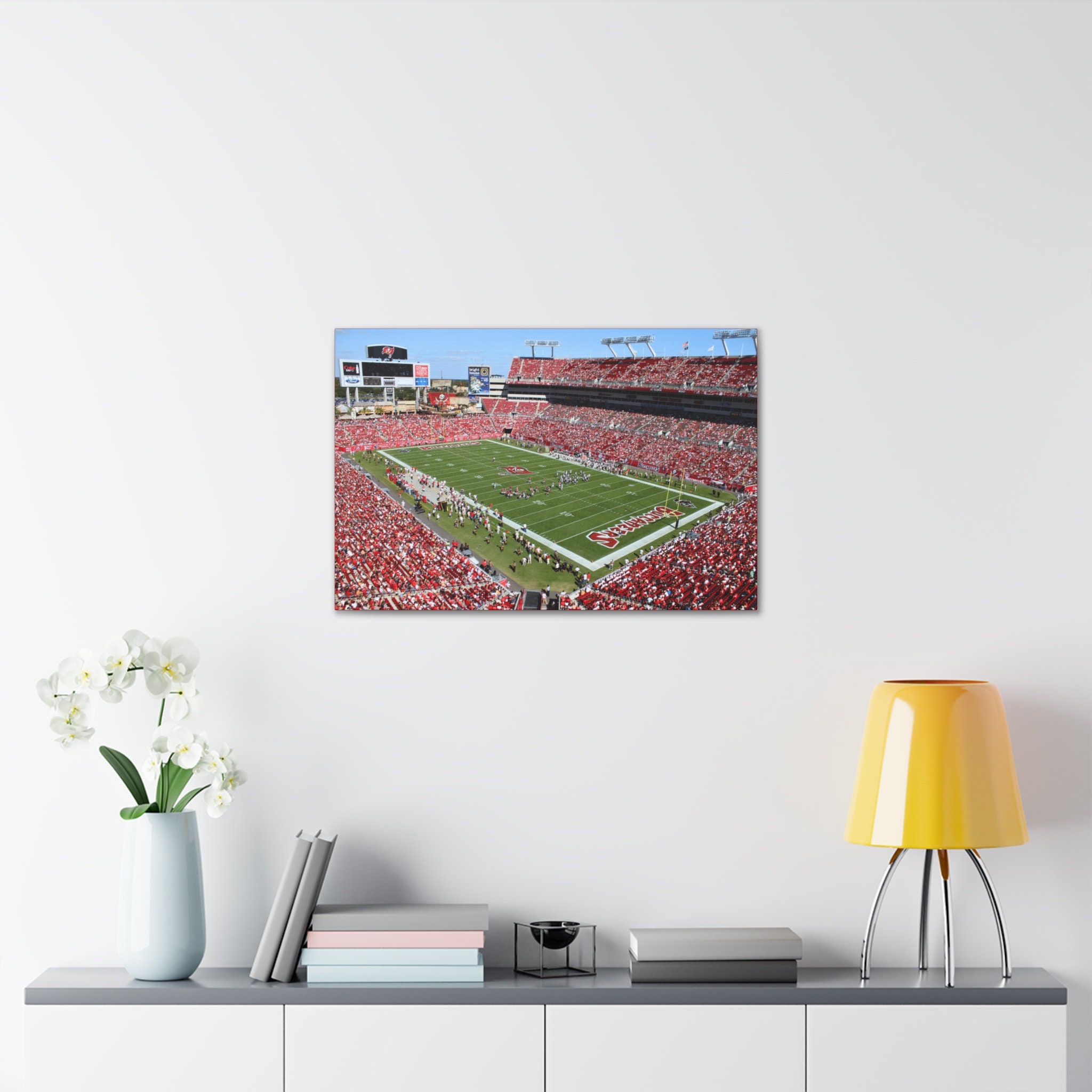 CANVAS ART Tampa Bay Buccaneers Wall Art Raymond James Stadium Wall Art ...