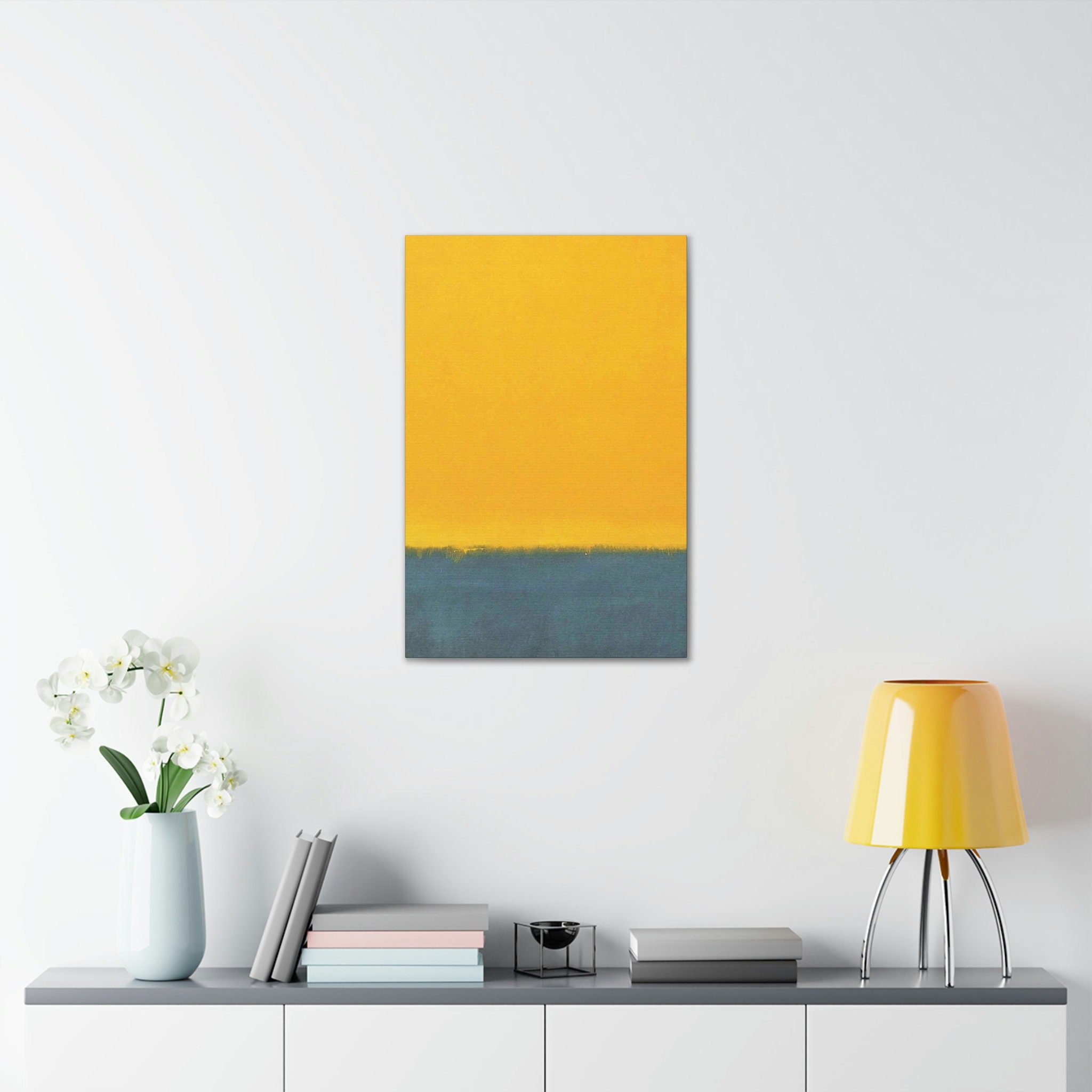 CANVAS ART - Mark Rothko Wall Art | Yellow Blue Abstract Art | Mark ...