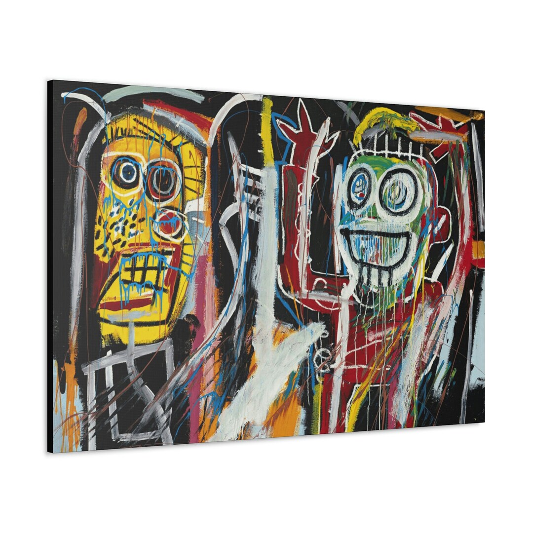 CANVAS ART Jean-michel Basquiat Wall Art Dustheads Basquiat Art ...