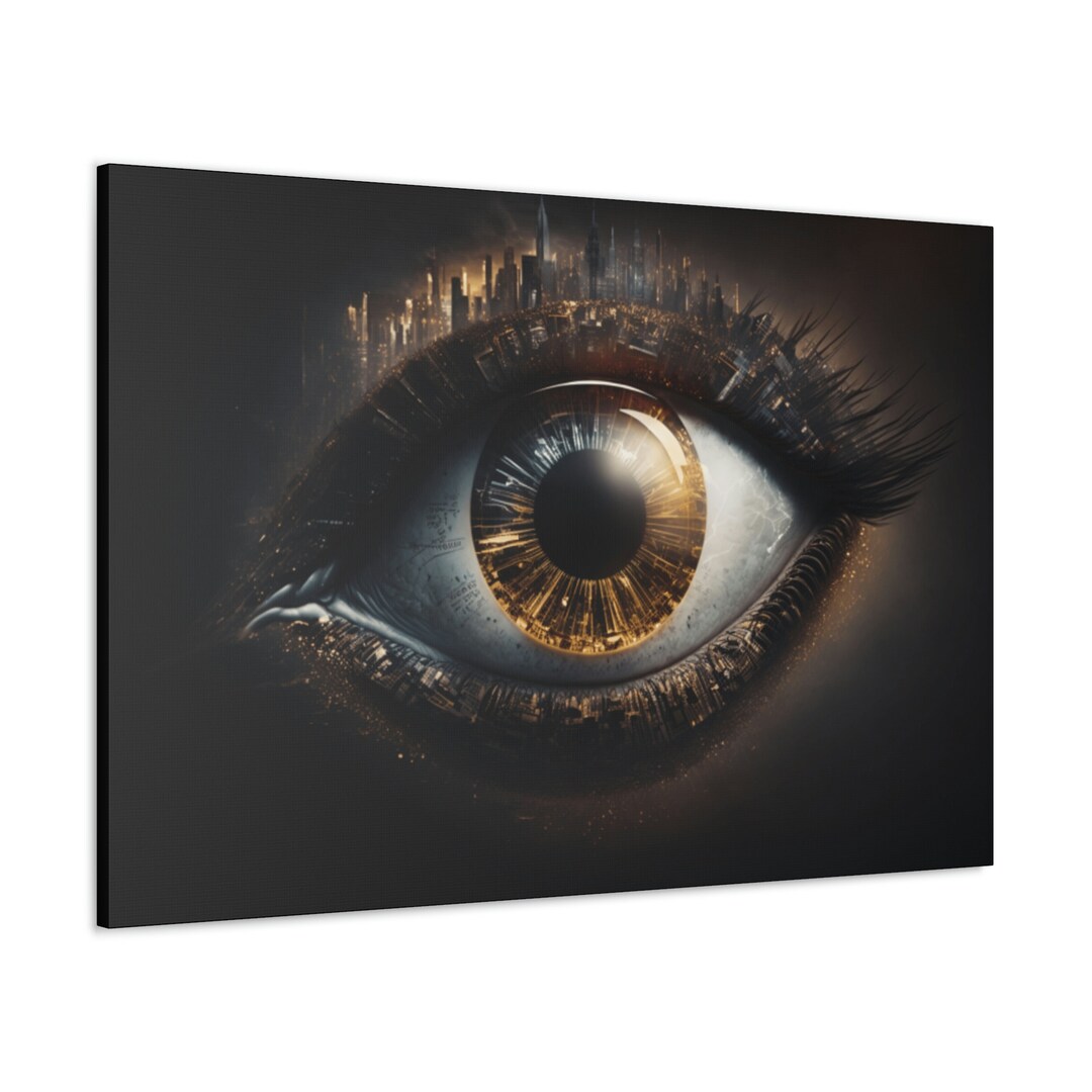 CANVAS ART - Eye Wall Art | Eye Artwork | Eye Art Print | Abstract Eye ...