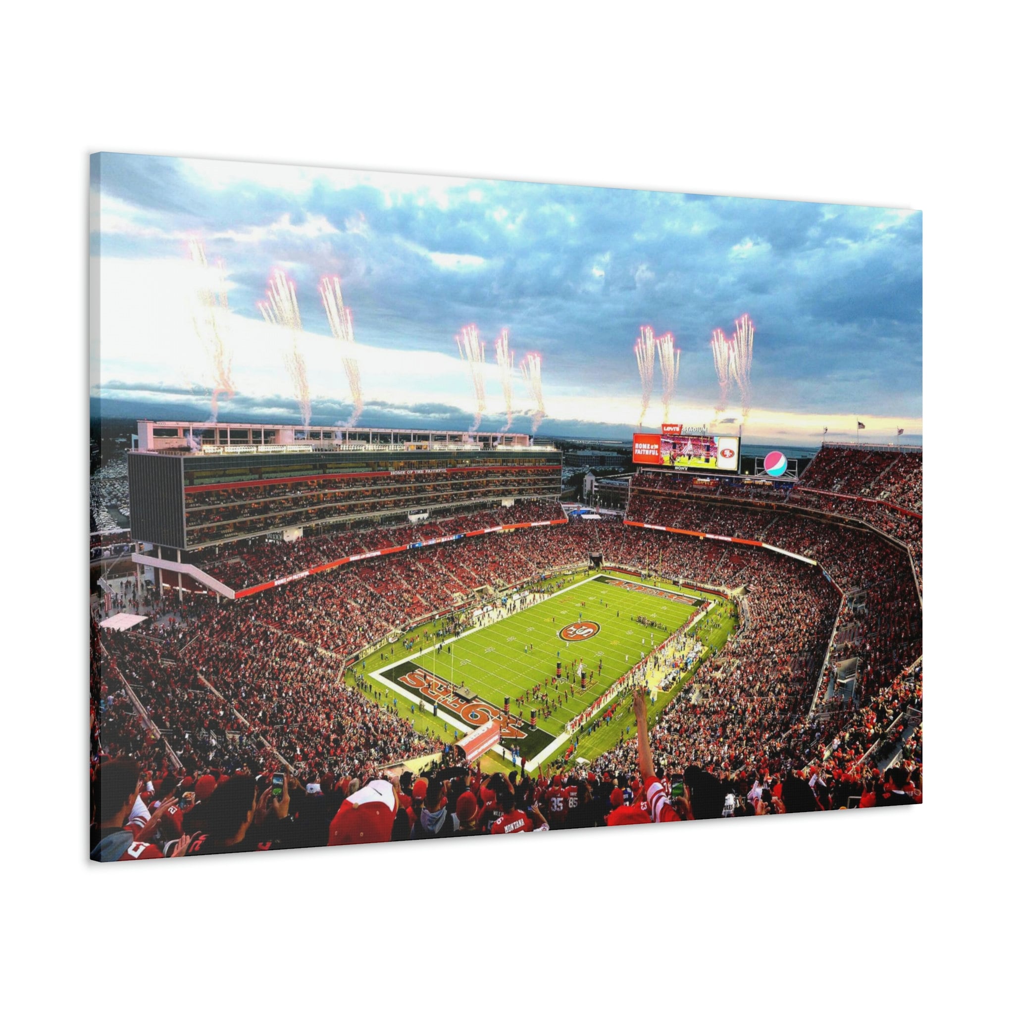 CANVAS ART - 49ers Stadium Wall Art | San Francisco 49ers Wall Art | SF ...