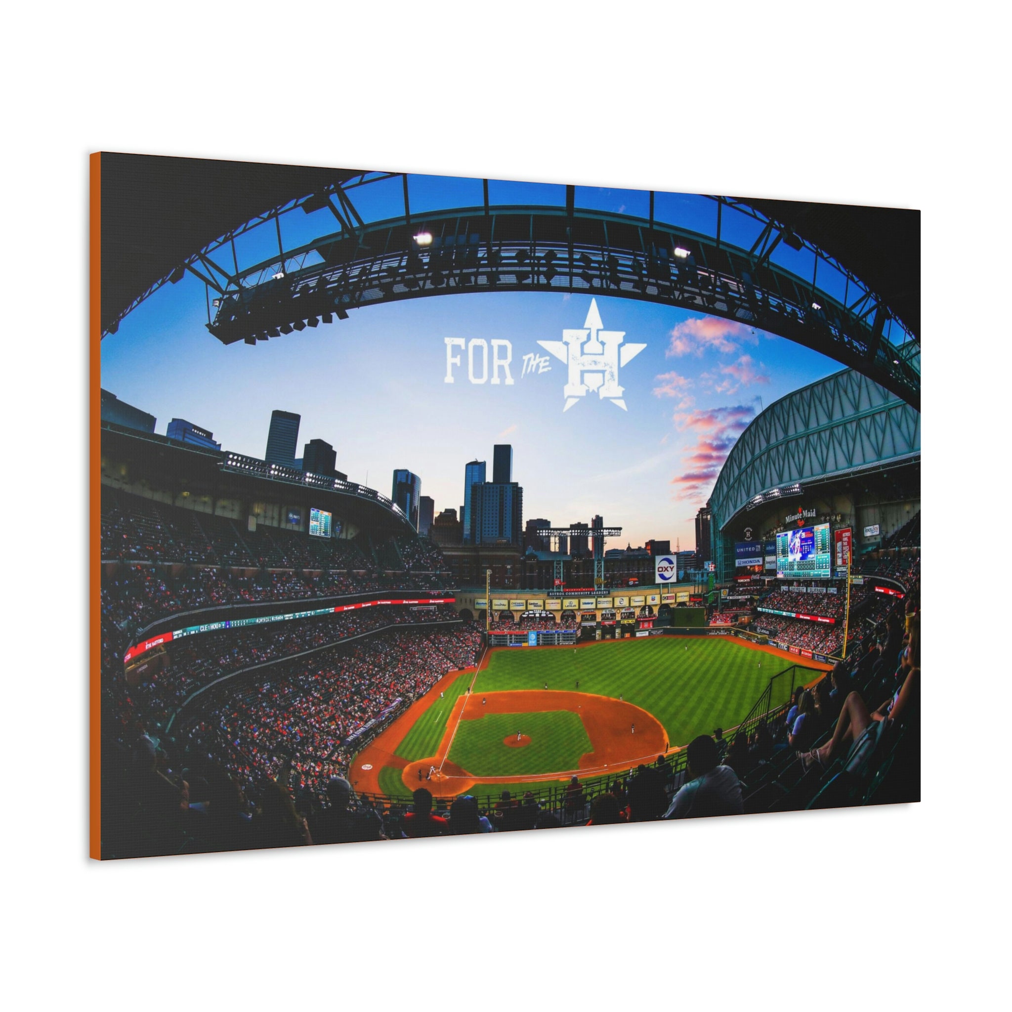CANVAS ART Houston Astros Baseball Park Wall Art Minute Maid Park ...