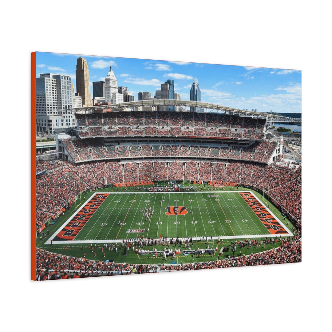 CANVAS ART - Cincinnati Bengals Wall Art | Paycor Stadium Wall Art ...