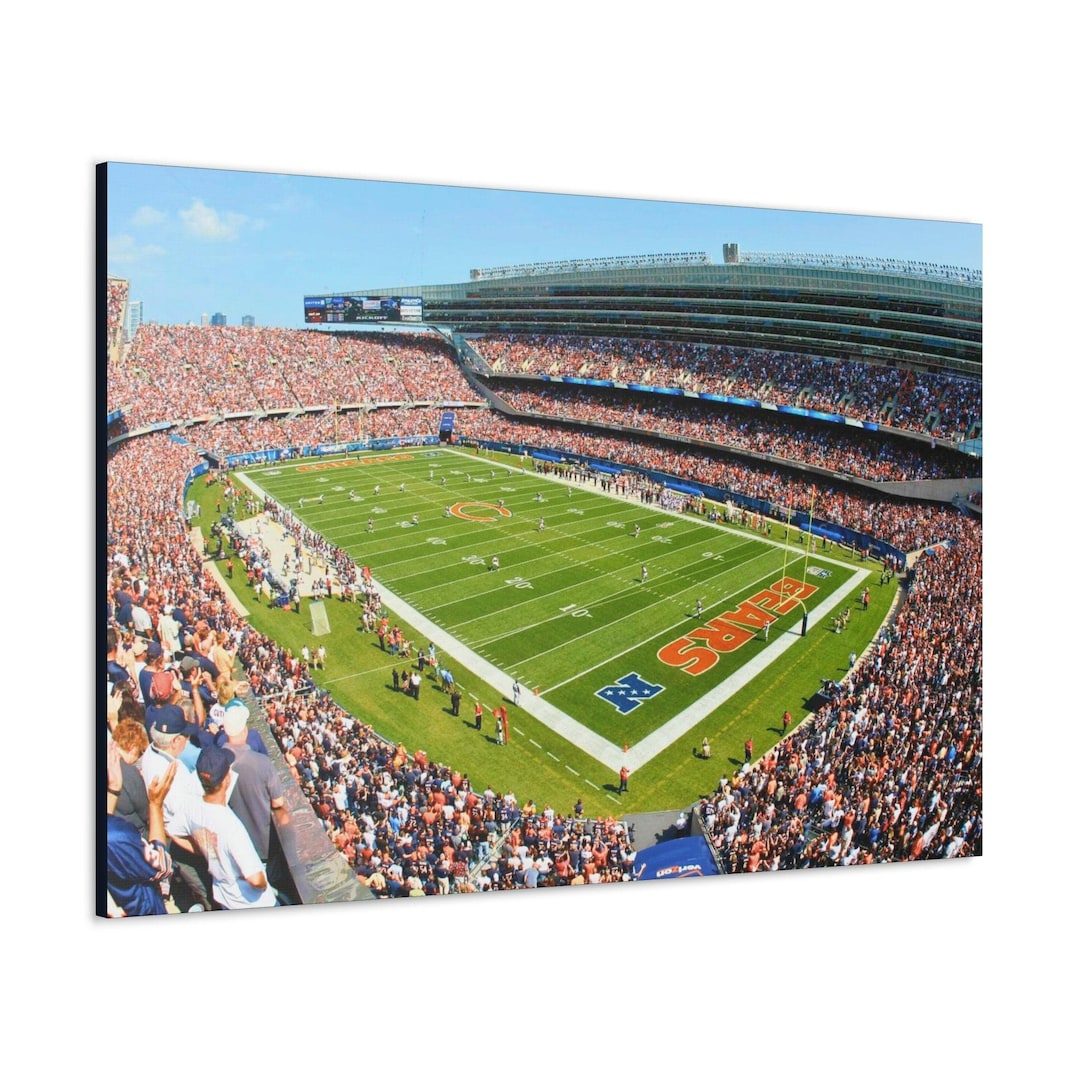 CANVAS ART - Chicago Bears Wall Art | Soldier Field Wall Art | Chicago ...