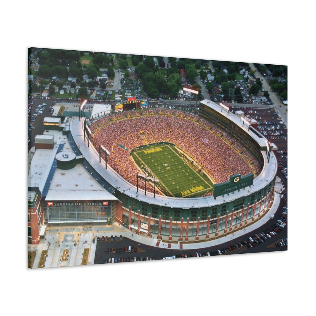 CANVAS ART - Lambeau Field Wall Art | Green Bay Packers Wall Art | GB ...