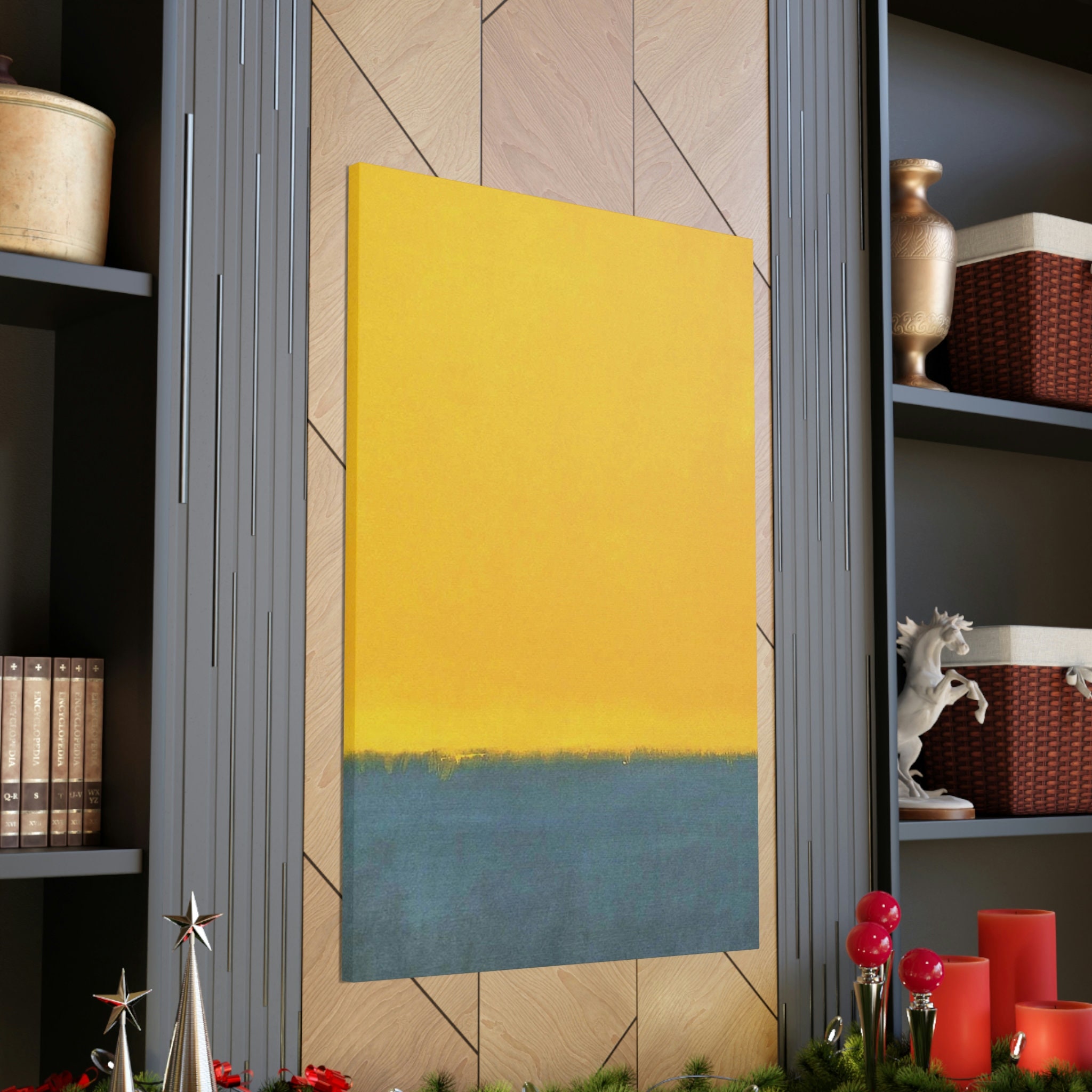 CANVAS ART - Mark Rothko Wall Art | Yellow Blue Abstract Art | Mark ...