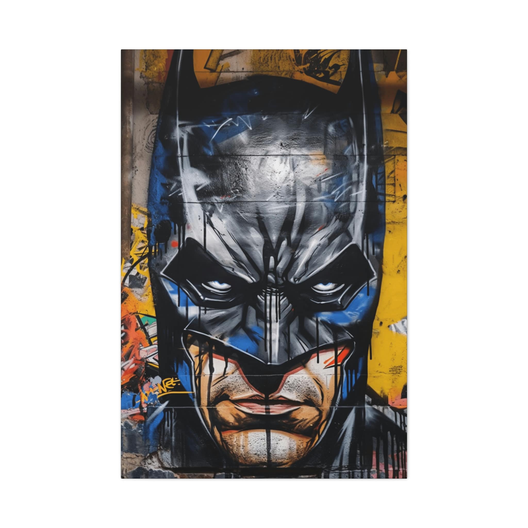 CANVAS ART Batman Wall Art Batman Canvas Wall Art Batman - Etsy