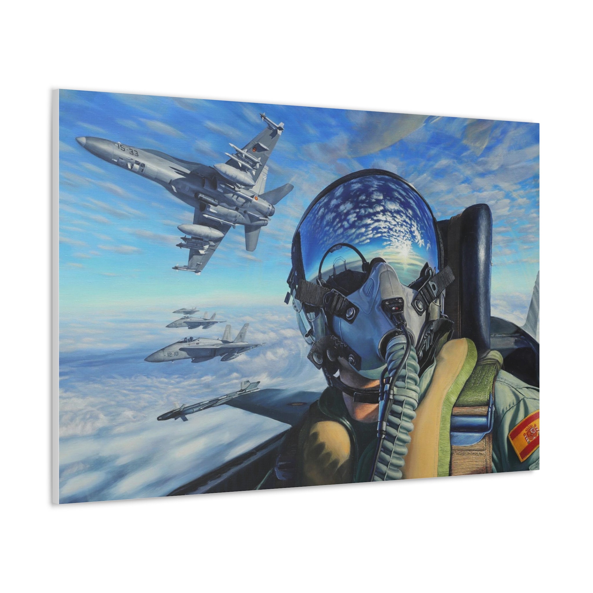 CANVAS ART Air Force Wall Art Air Force Decor Fighter - Etsy