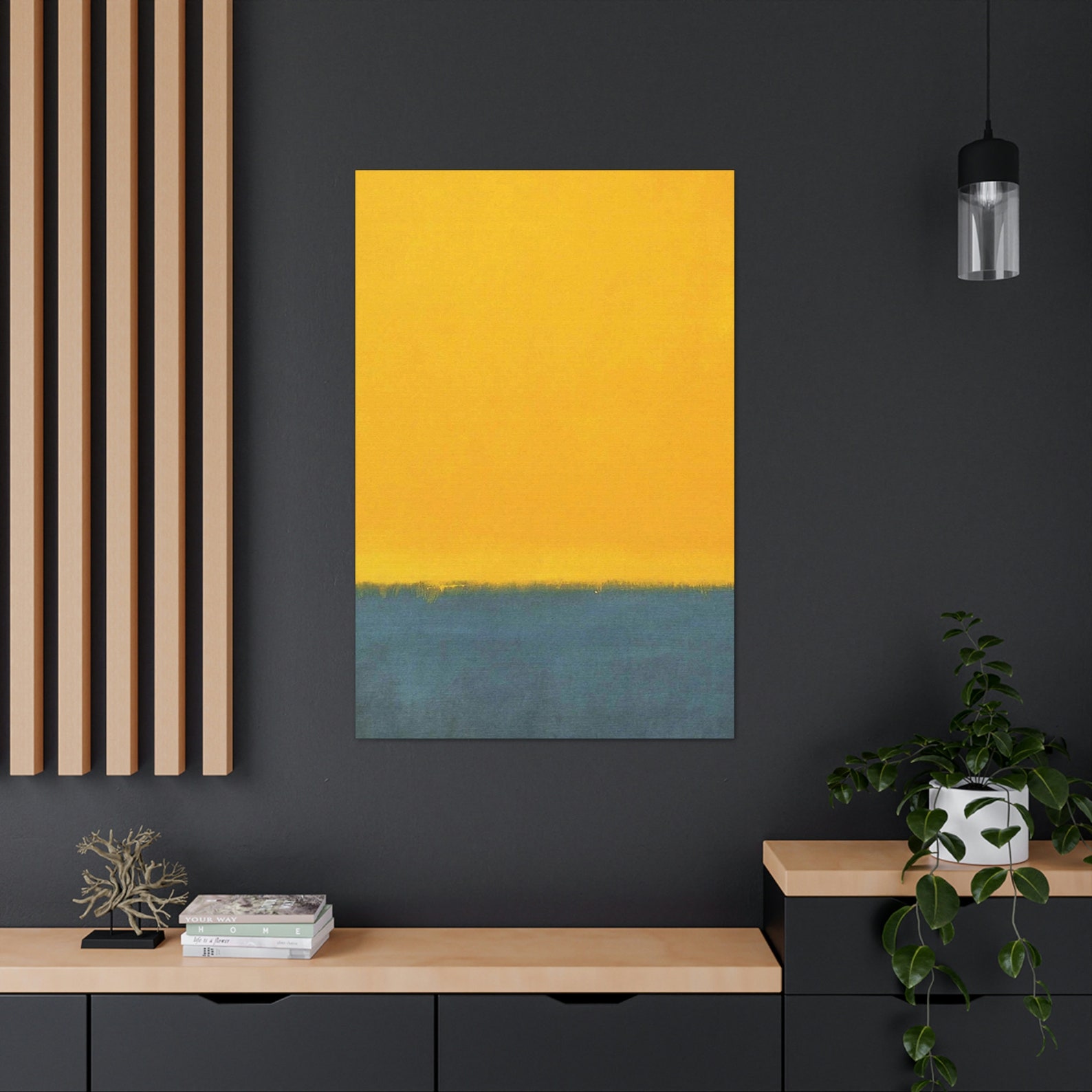 CANVAS ART - Mark Rothko Wall Art | Yellow Blue Abstract Art | Mark ...